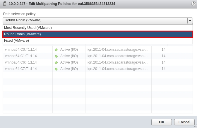 Vmware Set Multipathing Path Selection Policy On Single Device